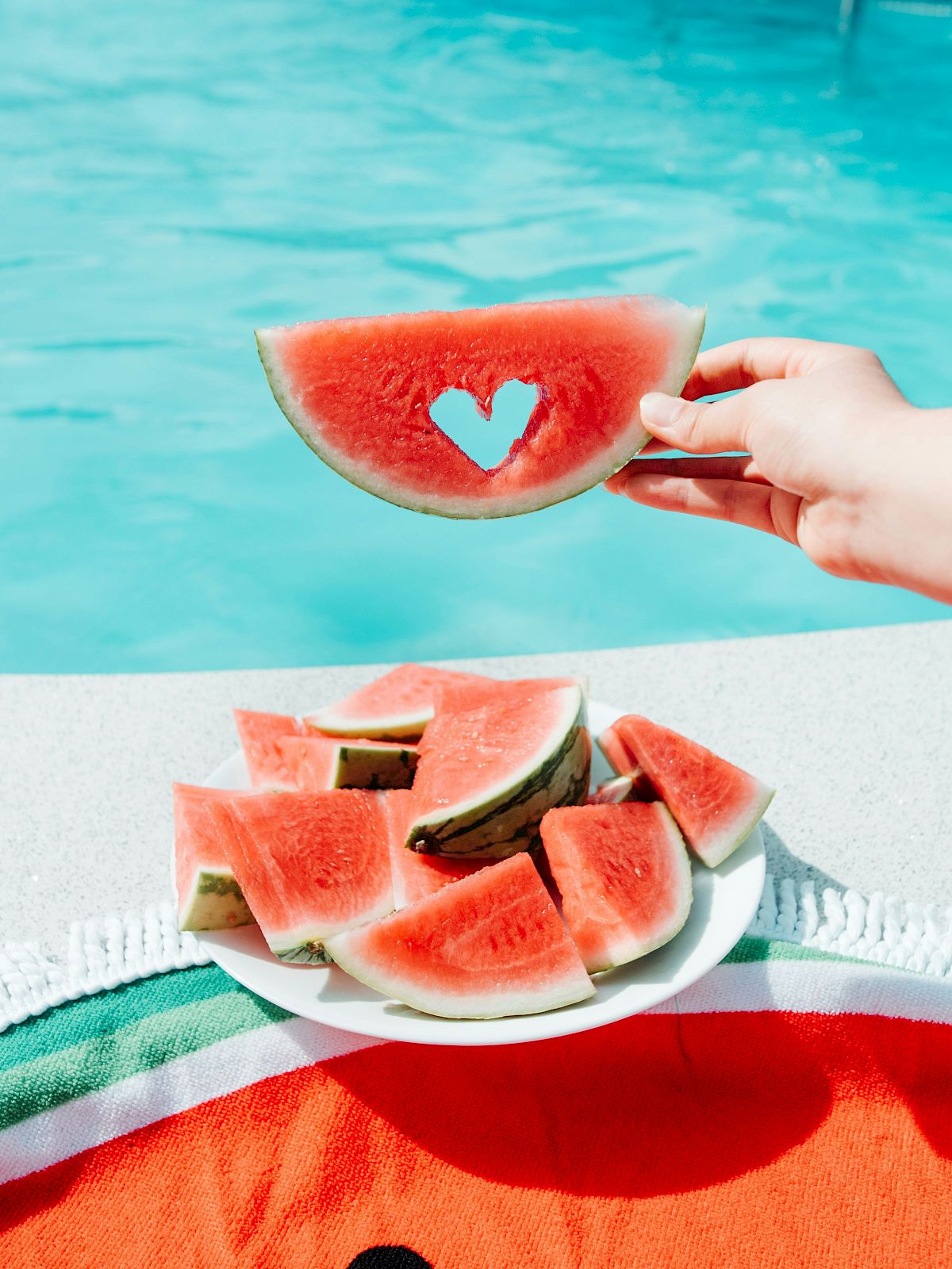 Watermelon Eating Contest at the Main Pool